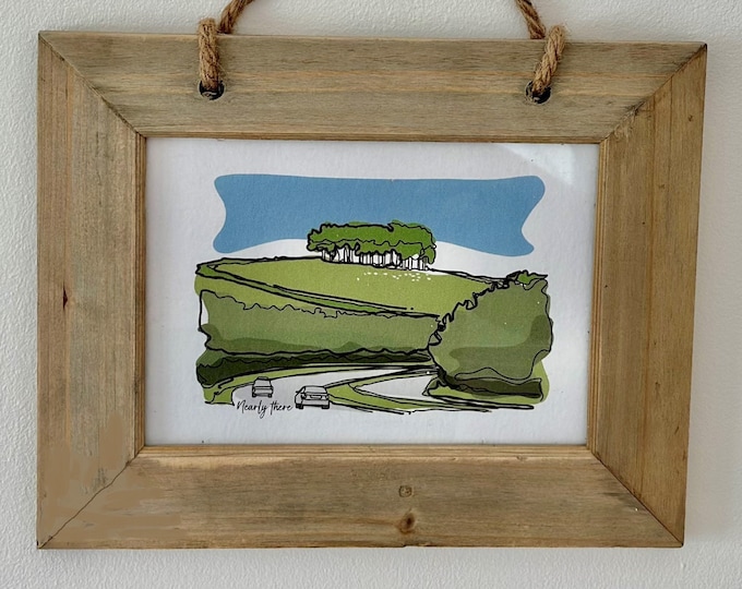 Cookworthy Knapp, Watercolour Painting, Illustration, Nearly Home Trees ...