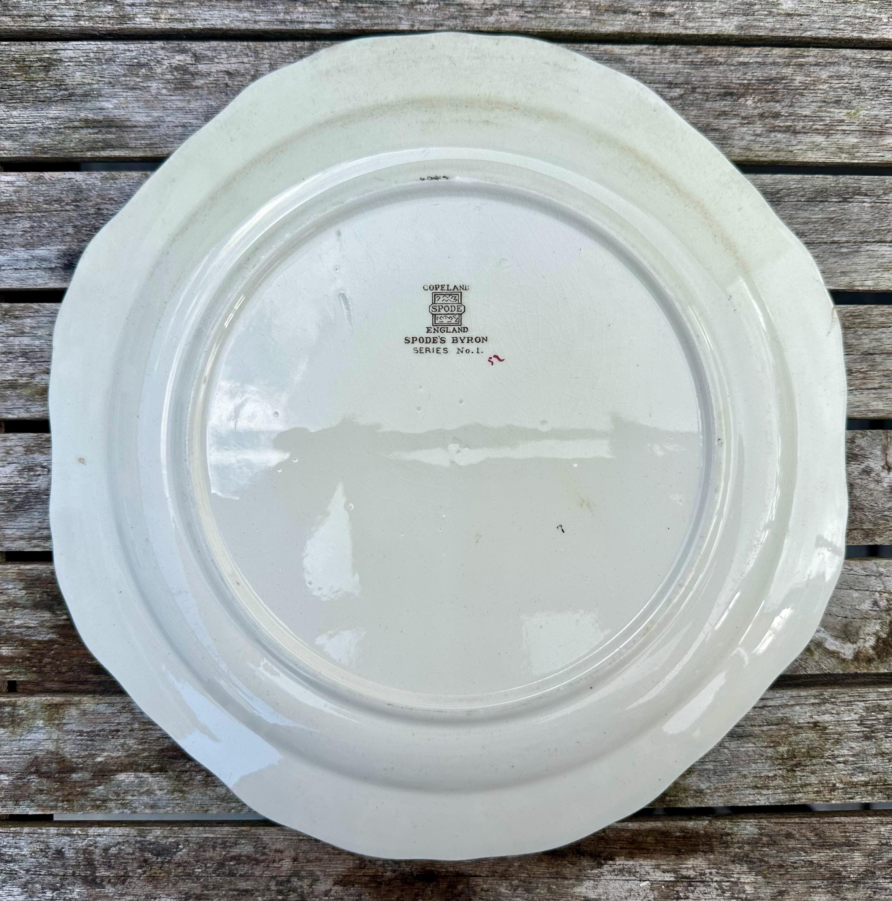 COPELAND SPODE Byron Sandwich Plates | 1930's Tableware | Country ...