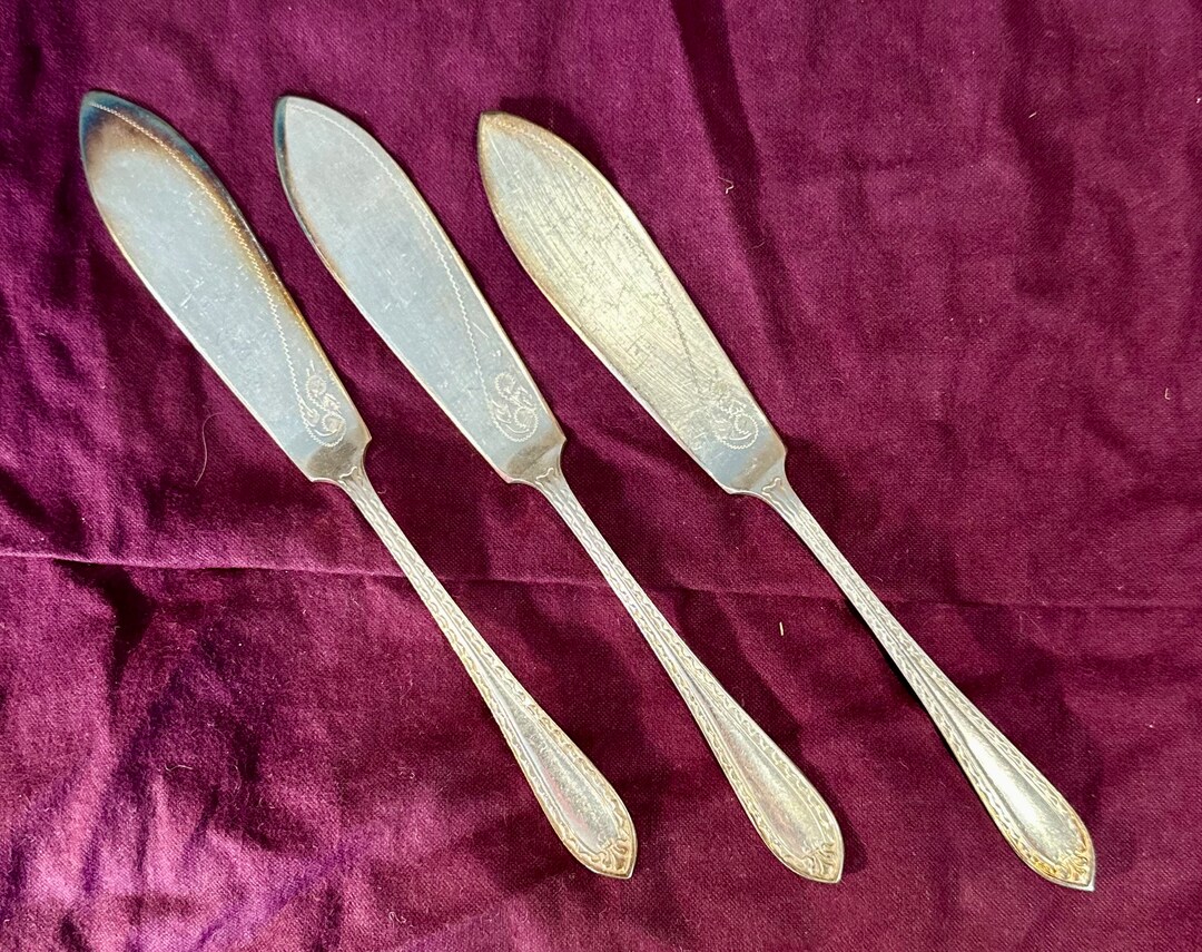 Vintage Fish Eaters and Forks Matching Silver Plated Set - Etsy