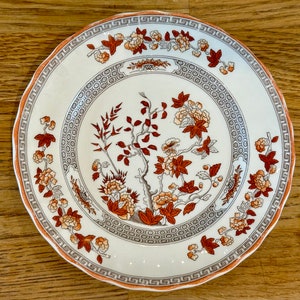 Spode Indian Tree Side Plates L Orange and Red L 16cm / 6inch Diameter ...