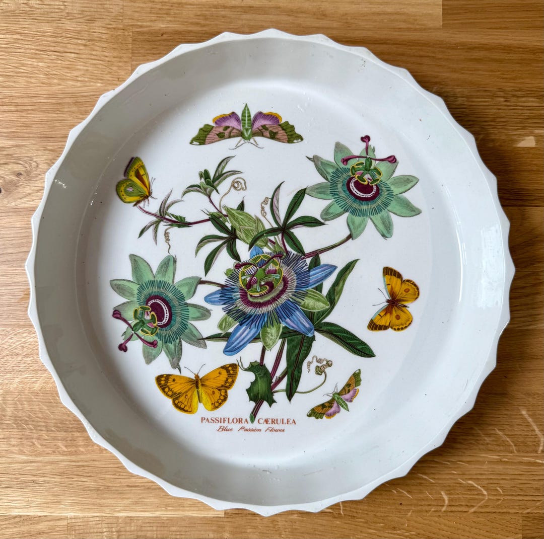 PORTMEIRON Susan Williams-ellis L 10 5/8" Quiche / Flan / Pie Dish L ...