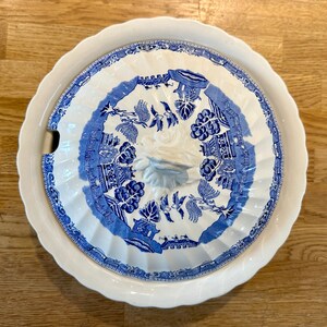 MYOTT WILLOW TUREEN Olde Willow Pattern Chinoiserie Round Covered ...