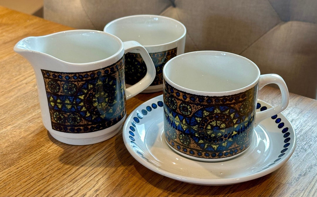 MEAKIN STUDIO POTTERY Tuscany Design L 12 Piece Tea/coffee Set L Priced ...