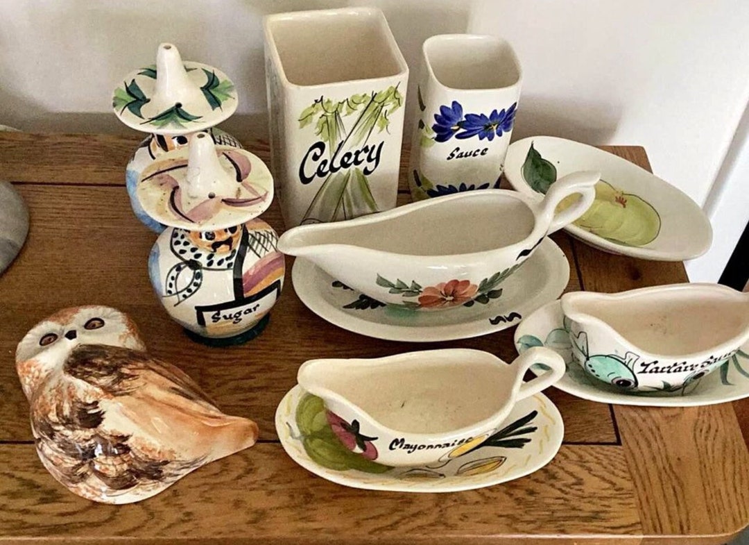 TONI RAYMOND SET Vintage 1970s Earthenware Kitchen Pottery Pieces. Sold ...