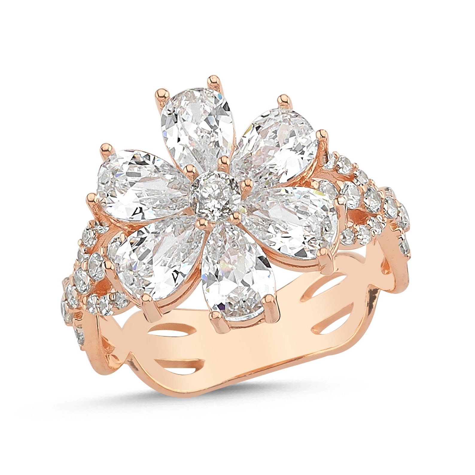 Eda Ring, Eda Yildiz Ring, Sen Cal Kapimi Ring, Eda Yildiz Pink Quartz ...