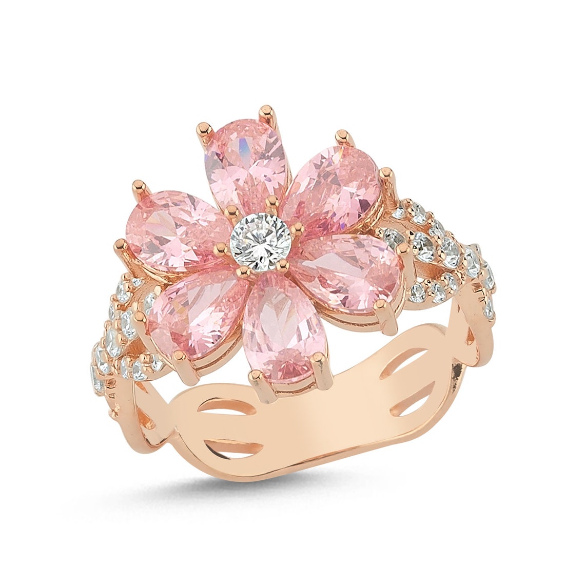 You Knock on My Door Serieseda Ring.hande Erçel Ring.silver Pink ...