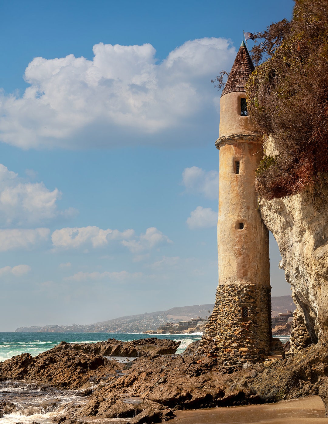 Victoria Beach Tower Photo, Laguna Beach, California, Wall Art ...