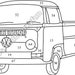 Stained Glass Pattern for Volkswagen Van - Etsy