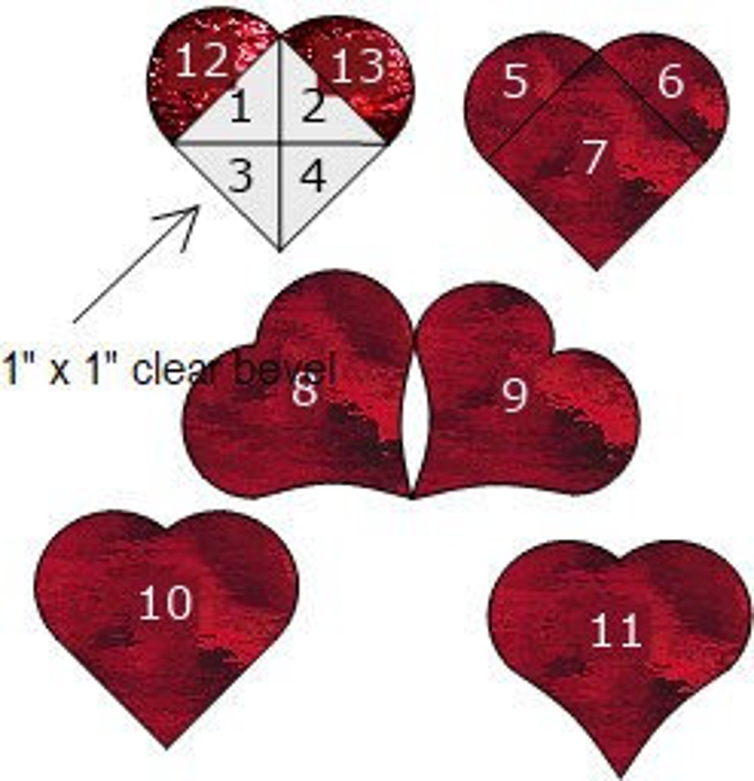 Valentines Hearts Pattern - Etsy