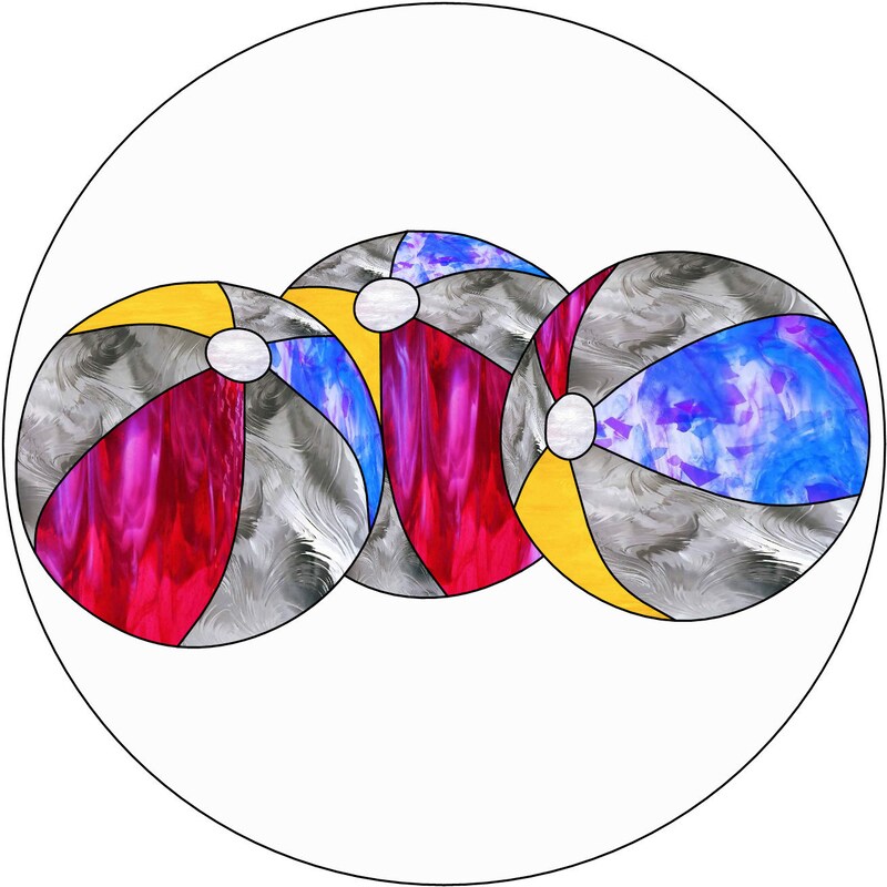 Stained Glass Balls - Etsy