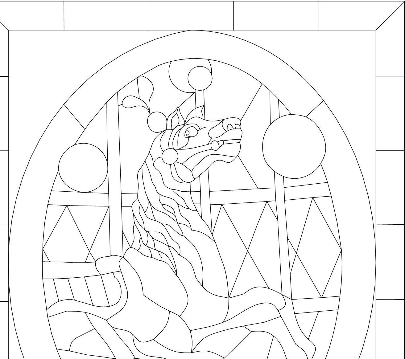 Carousel Horse Pattern - Etsy