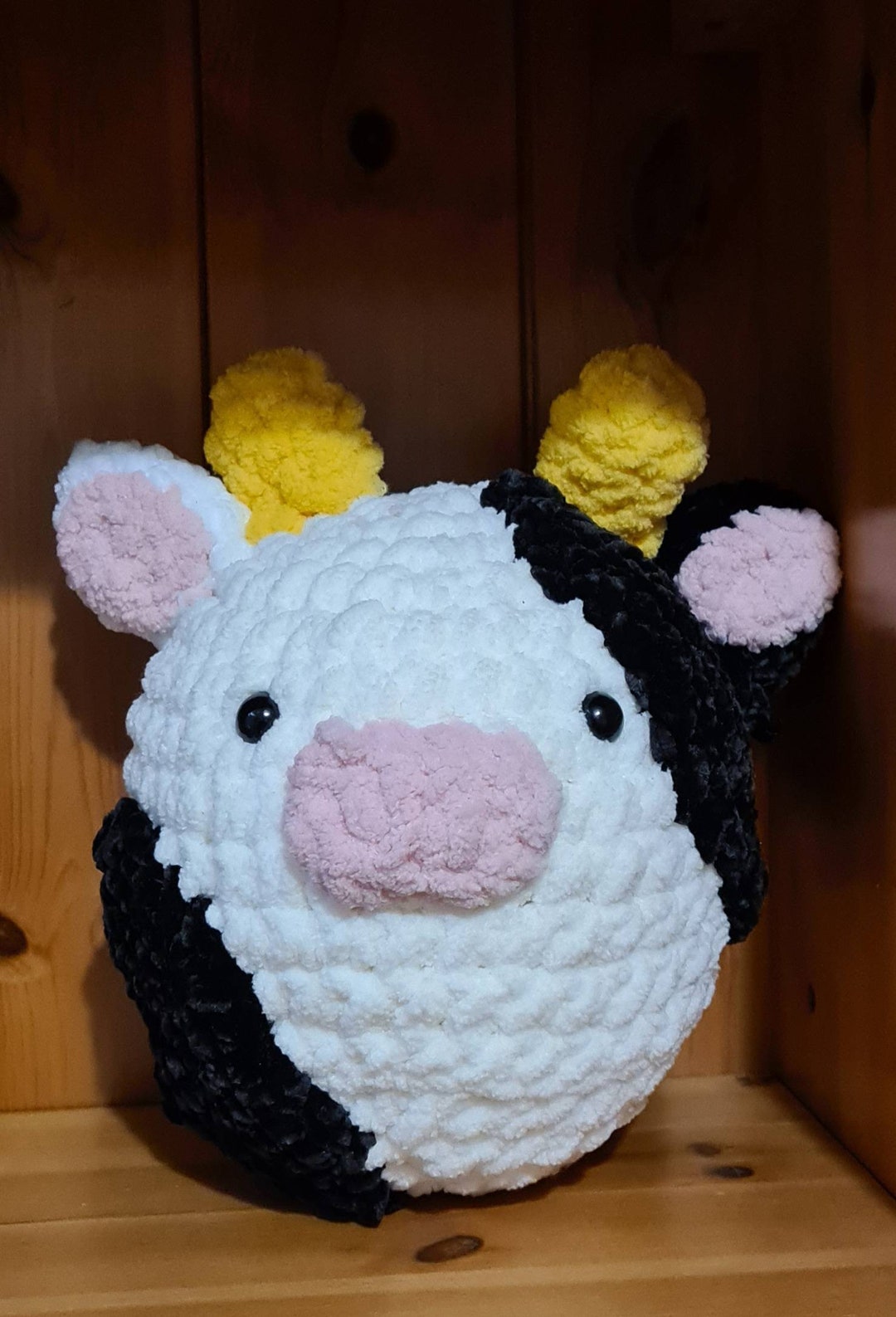 Crochet Squishmallow Cow - Etsy