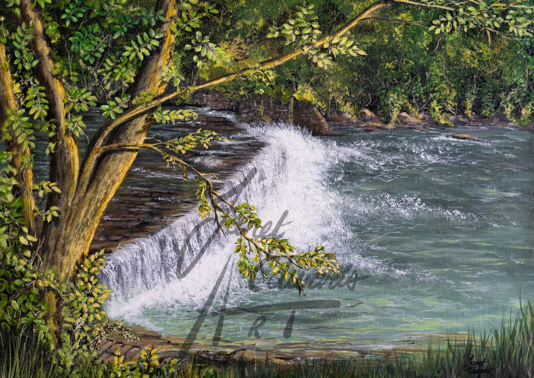 Wordsley Waterfall PRINTS - Etsy Österreich