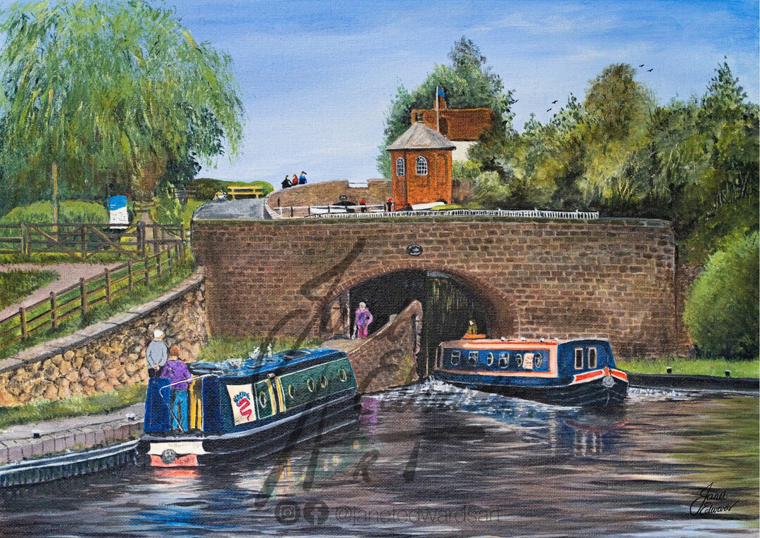 Original Painting of Bratch Locks - Etsy