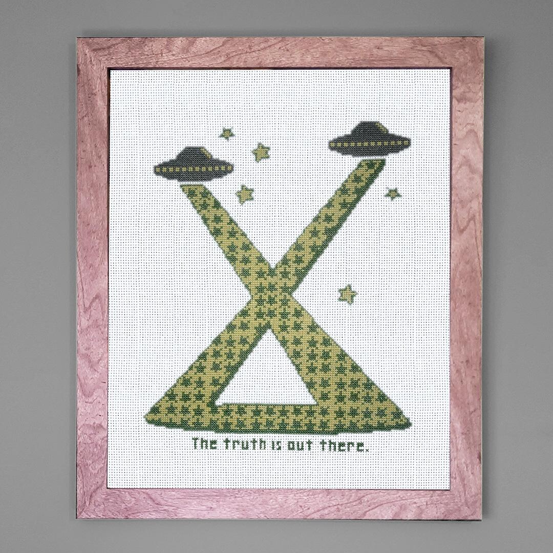 UFO Cross-stitch Pattern - Etsy