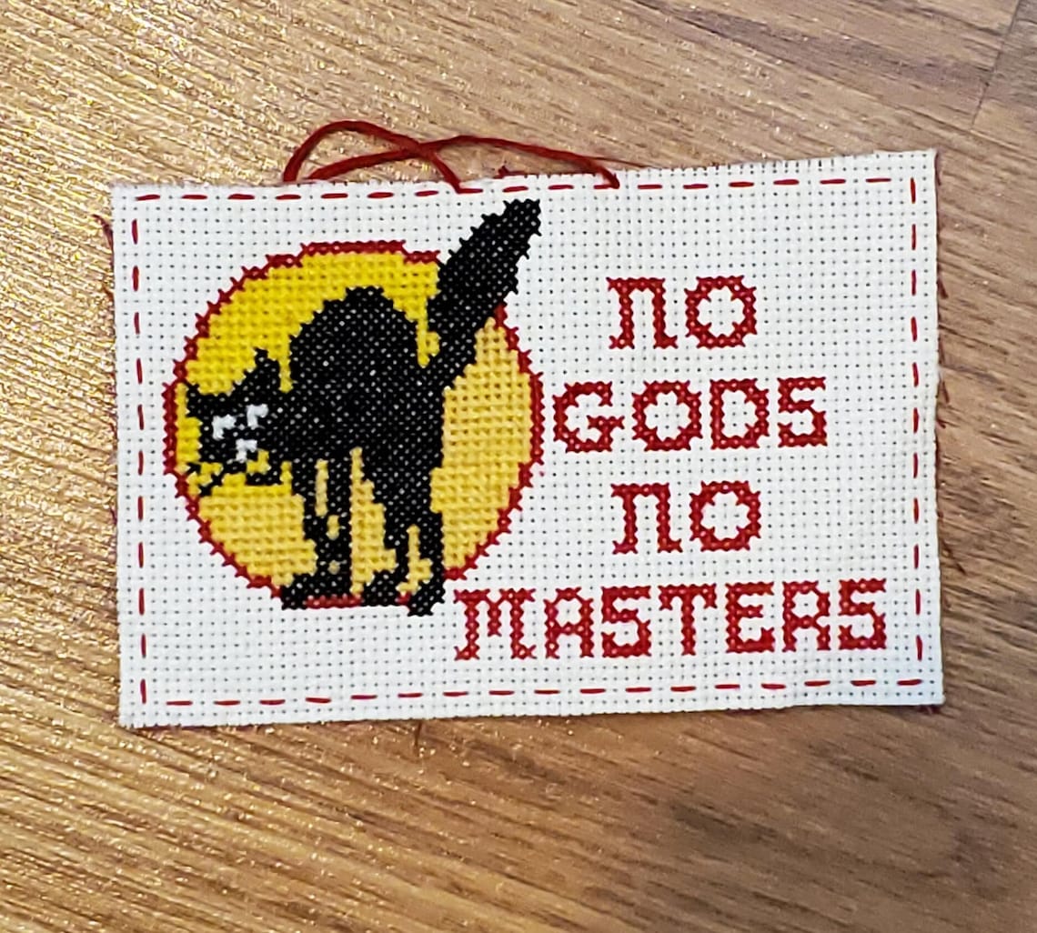 Cross-stitch Pattern: Sab Cat - Etsy