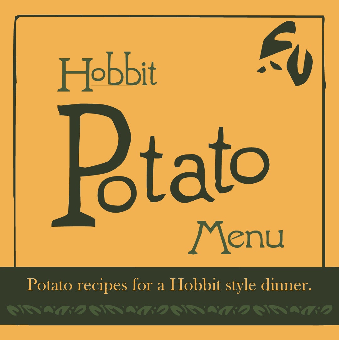 Hobbit Potato Menu - Etsy