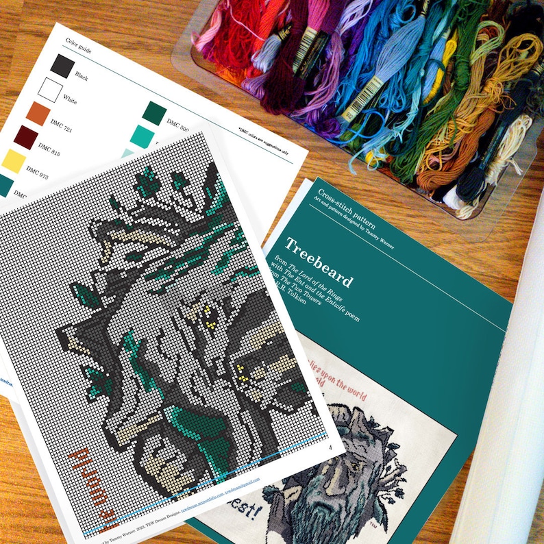 Treebeard Cross-stitch Pattern - Etsy