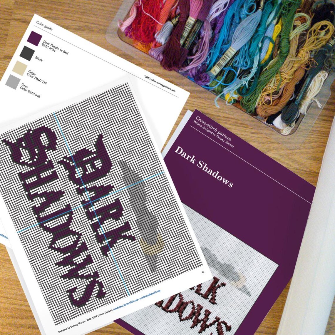 Dark Shadows Cross-stitch Pattern - Etsy