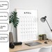 2023 Big Calendar Printable 2023 Big Wall Calendar 2023 - Etsy