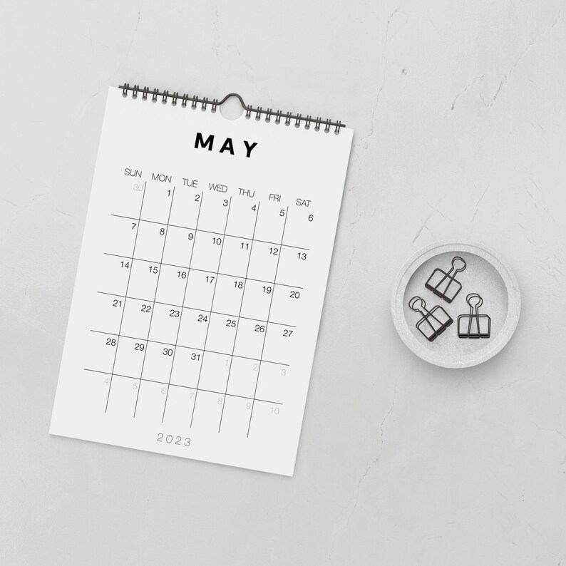 2023 Big Calendar Printable 2023 Big Wall Calendar 2023 - Etsy