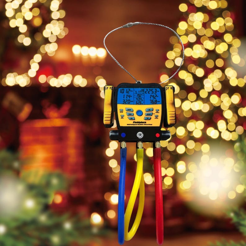 HVAC Digital Manifold 3 Port Christmas Tree Ornament - Etsy Hong Kong