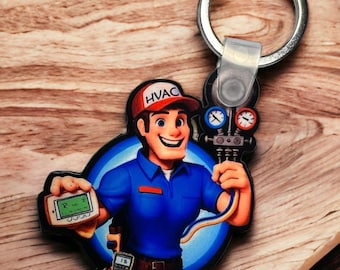 HVAC R410A Keychain - Etsy