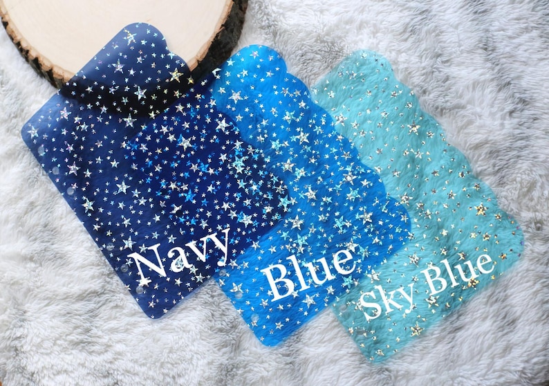 Sparkly Stars Planner Dashboard for A6 B6 Pocket Planner Sparkly Insert ...