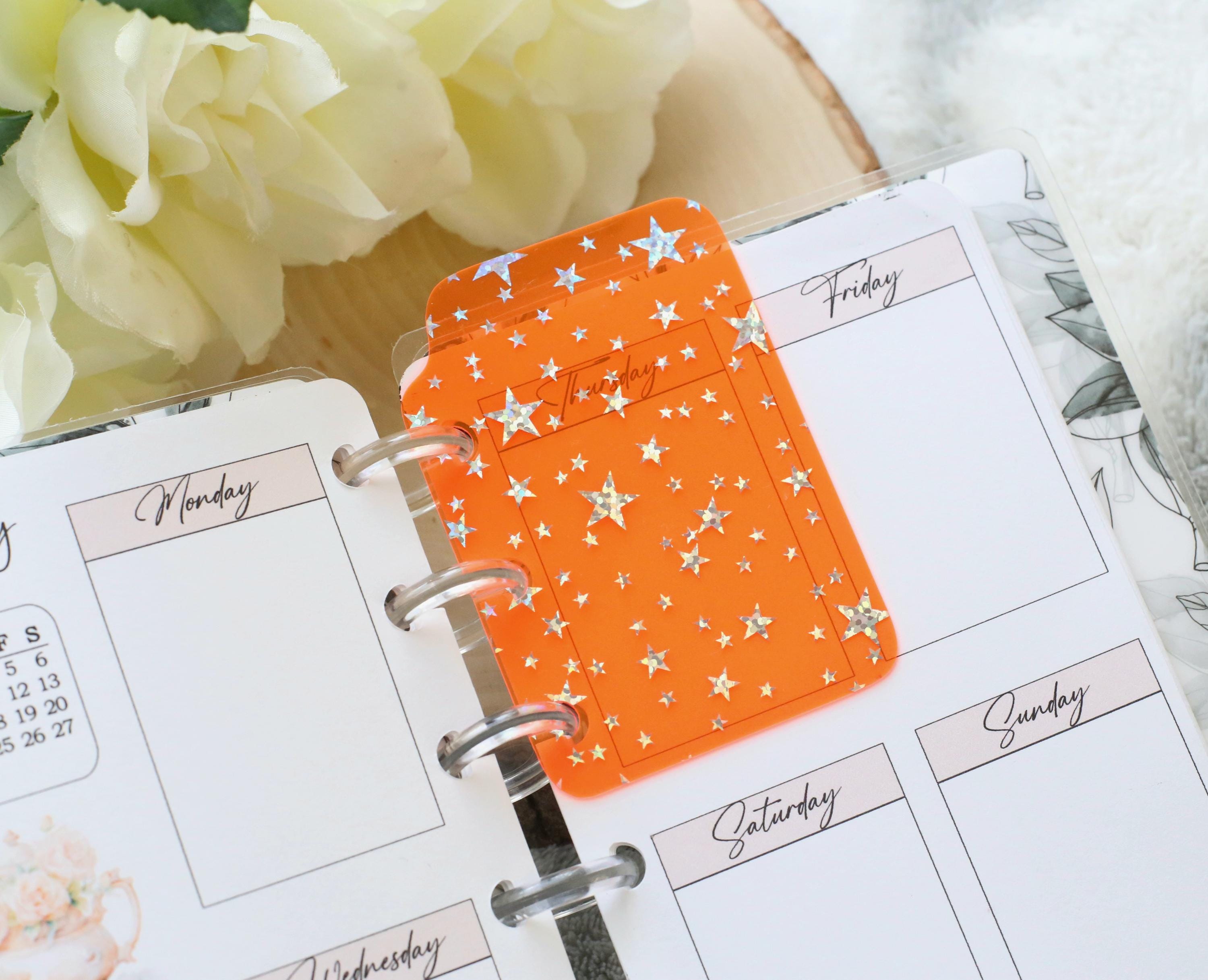 Sparkly Stars Planner Tab Page Marker for Planner Personalized Planner ...