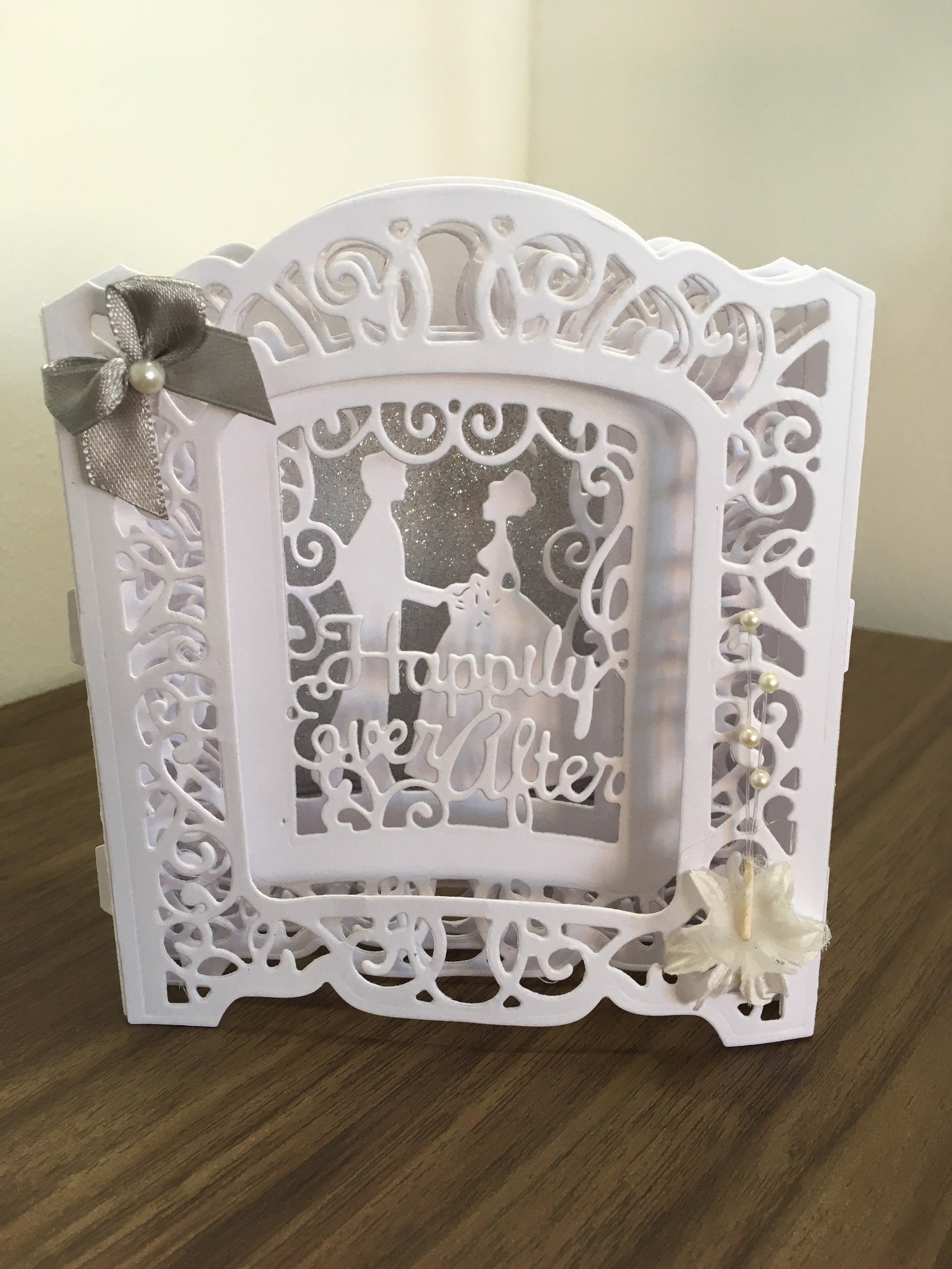 Handmade Special Wedding Day card occasion 3D box card pop | Etsy