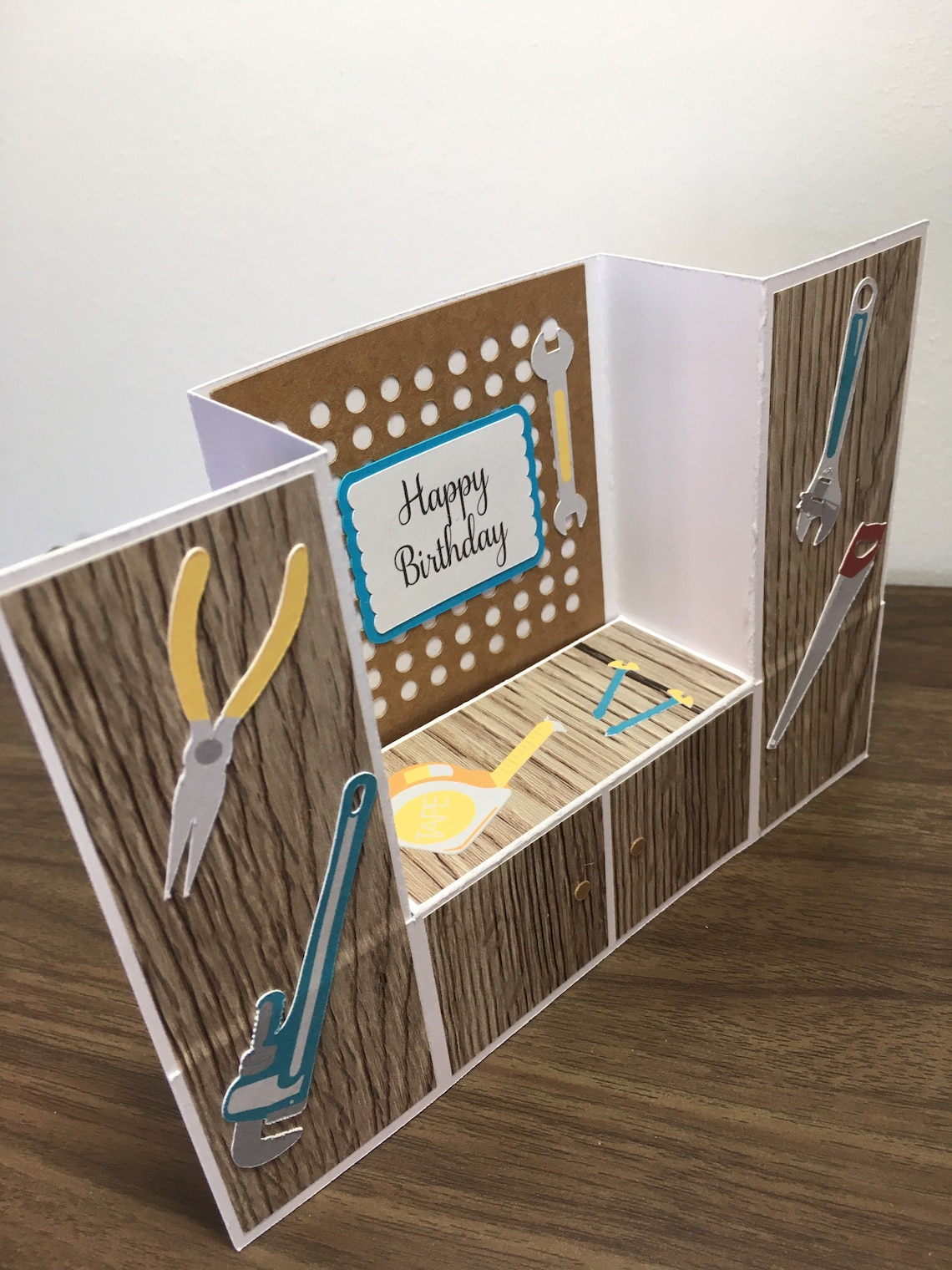 Handmade Bench/pop up 3D Fold Card Happy Birthday Card - Etsy UK