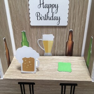Handmade Bench/pop up 3D Fold Card Happy Birthday Card - Etsy