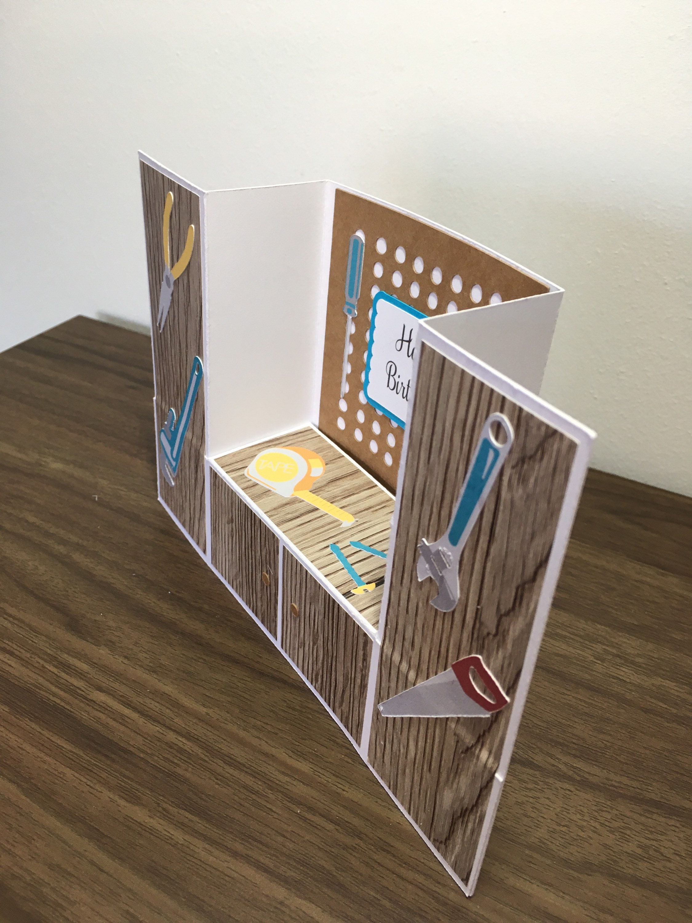 Handmade Bench/pop up 3D Fold Card Happy Birthday Card - Etsy UK