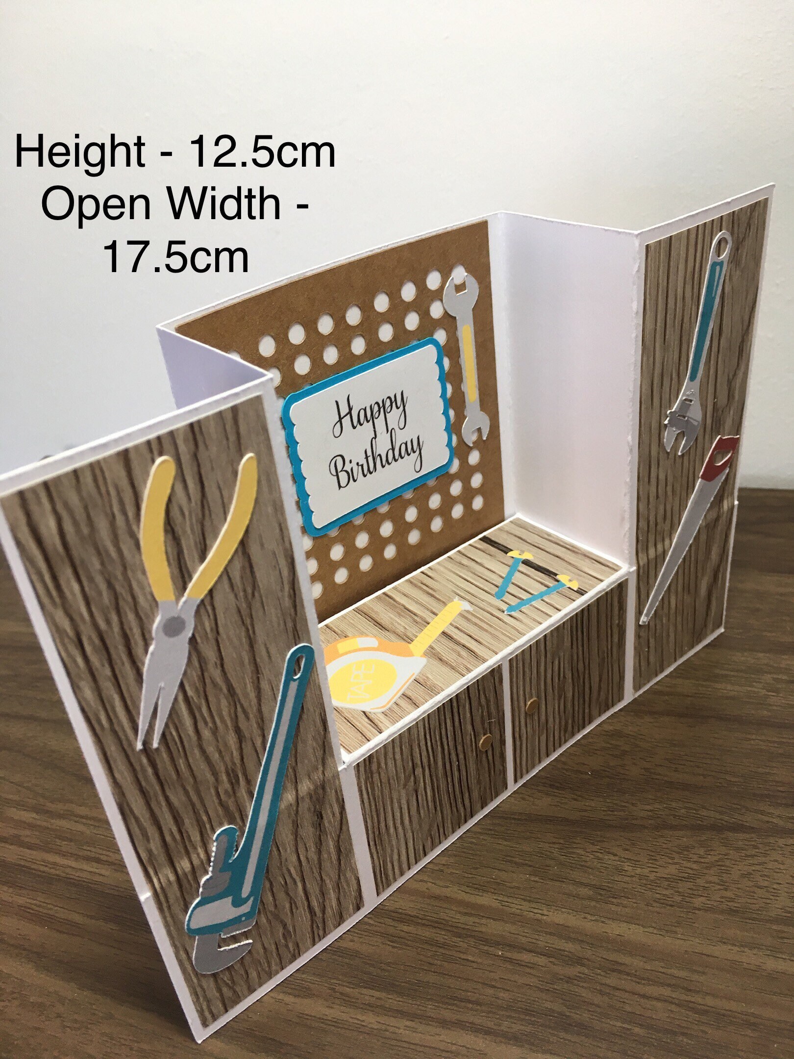 Handmade Bench/pop up 3D Fold Card Happy Birthday Card - Etsy UK