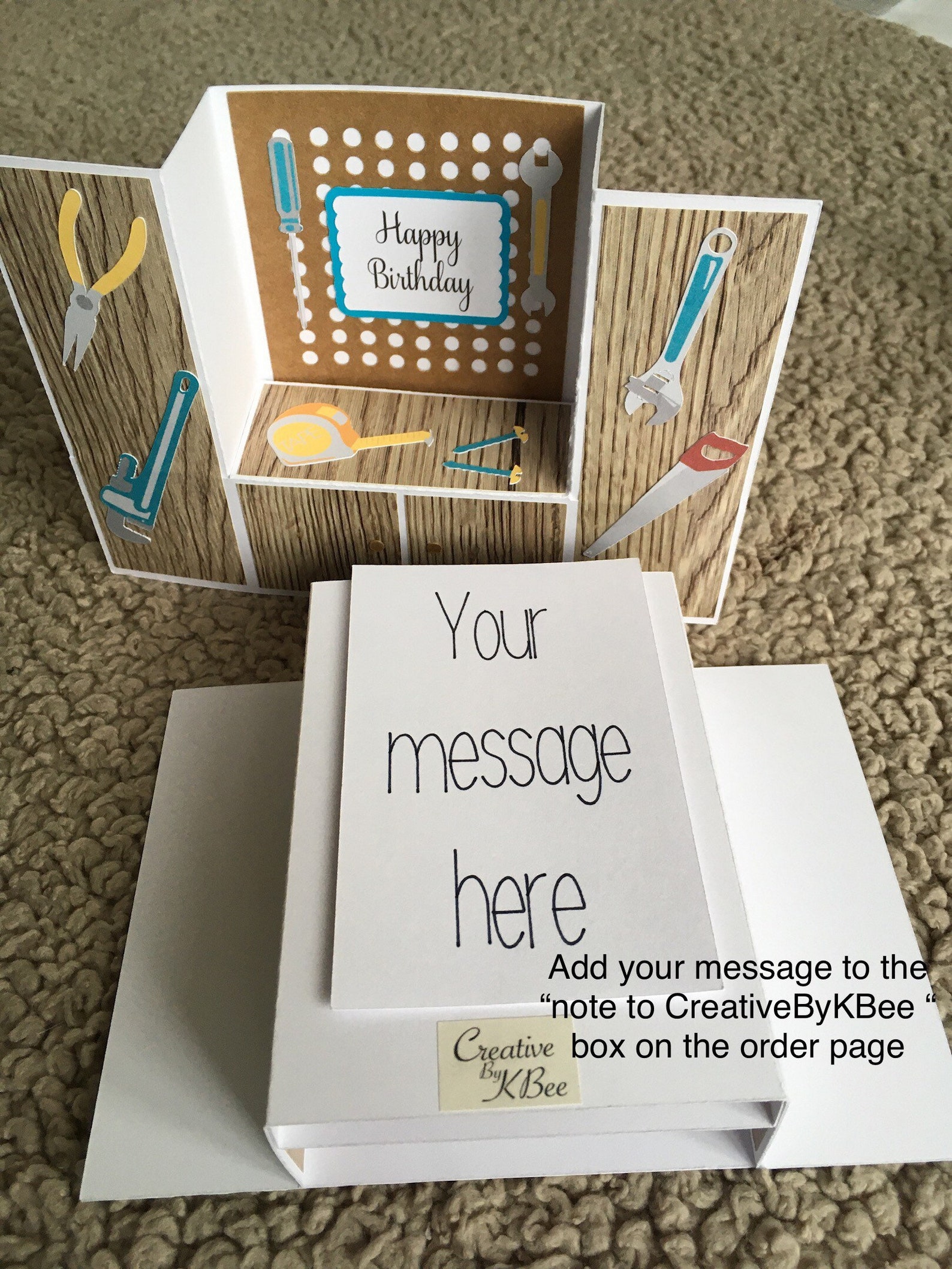 Handmade Bench/pop up 3D Fold Card Happy Birthday Card - Etsy UK