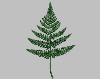 Fern Embroidery | Etsy