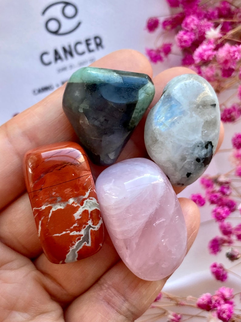 Cancer Zodiac Crystal Kit | June Birthstone, July Birthstone, Crystals ...