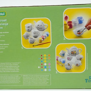 Bert and Ernie Paint-your-own Tea Set - Sesame Street Kids Activity - Etsy