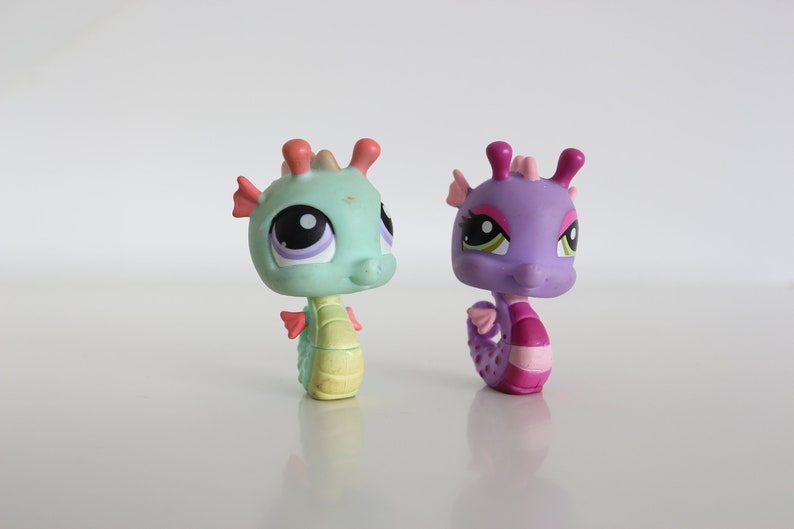 LPS littlest petshop 348 caballito de mar azul verde / 1314 | Etsy