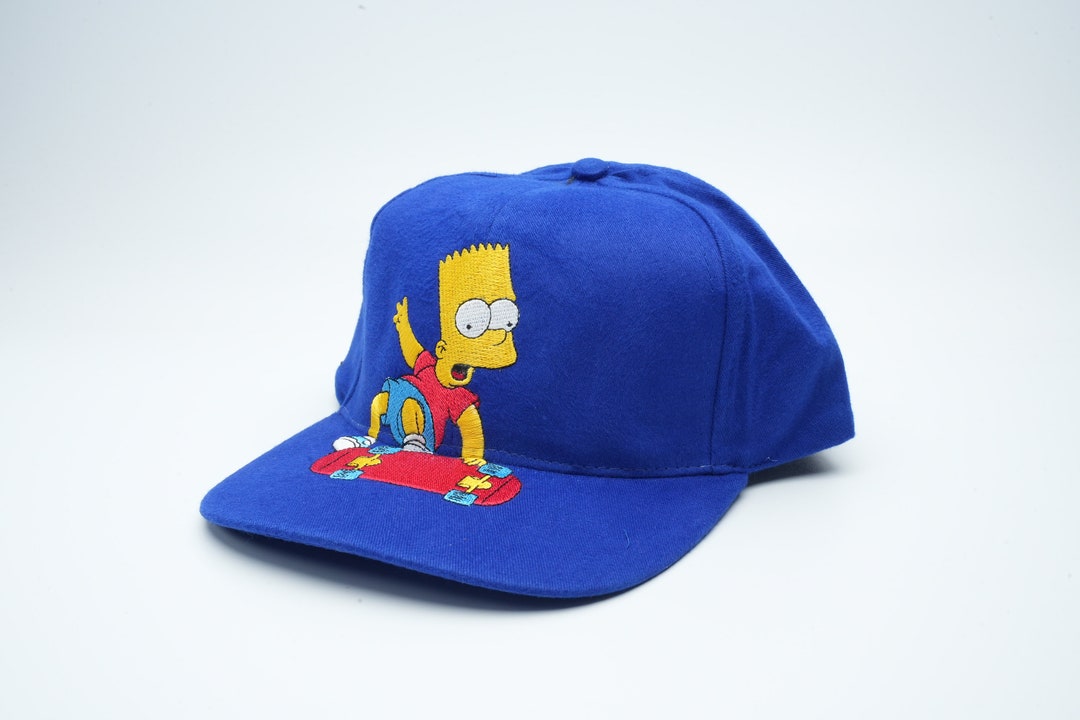 Retro Hat From the Simpsons Vintage Cap Bart Simpsons Pet Simpsons 1999 ...