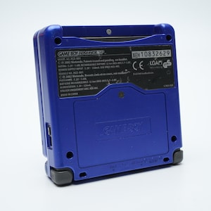 Nintendo Gameboy Advance SP - Blue With Charger - Collectible - Etsy