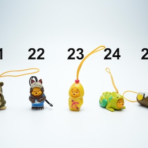 Peek-a-pooh Phone Charms Capsule Toys Vintage Peek a Pooh Charms Winnie ...