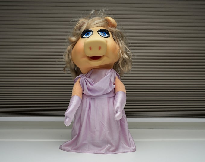 Vintage Muppet 1978 Miss Piggy Fisher Price Hand Puppet Jim Henson Toy ...
