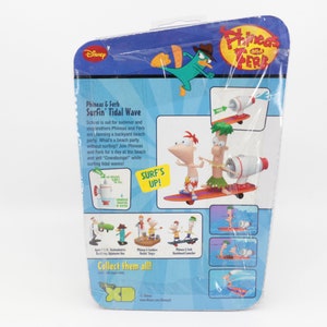 Disney Phineas and Ferb Phineas & Ferb Surfin' Tidal Wave Figure 2-pack ...