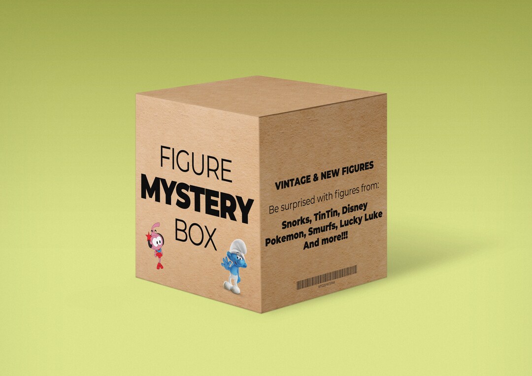 Figure Mystery Box With Vintage and New Figures From 1980's to Today - Etsy