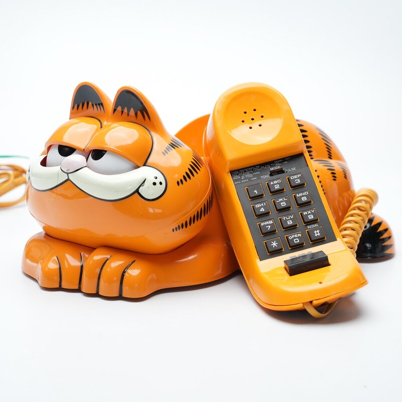 Garfield Telephone - Etsy