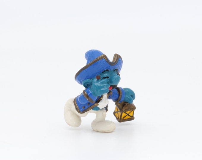 Pitufo histórico raro Paul Revere Smurf Schleich Pitufo vintage raro ...