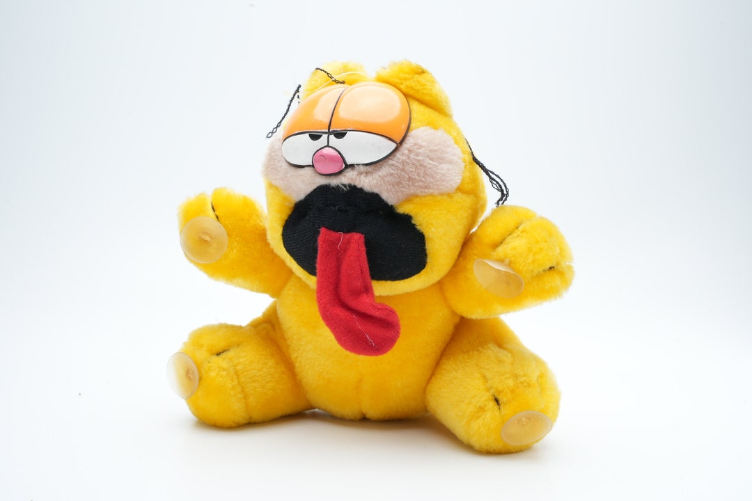 Garfield Sticking Out His Tongue Vintage Garfield Plush - Etsy