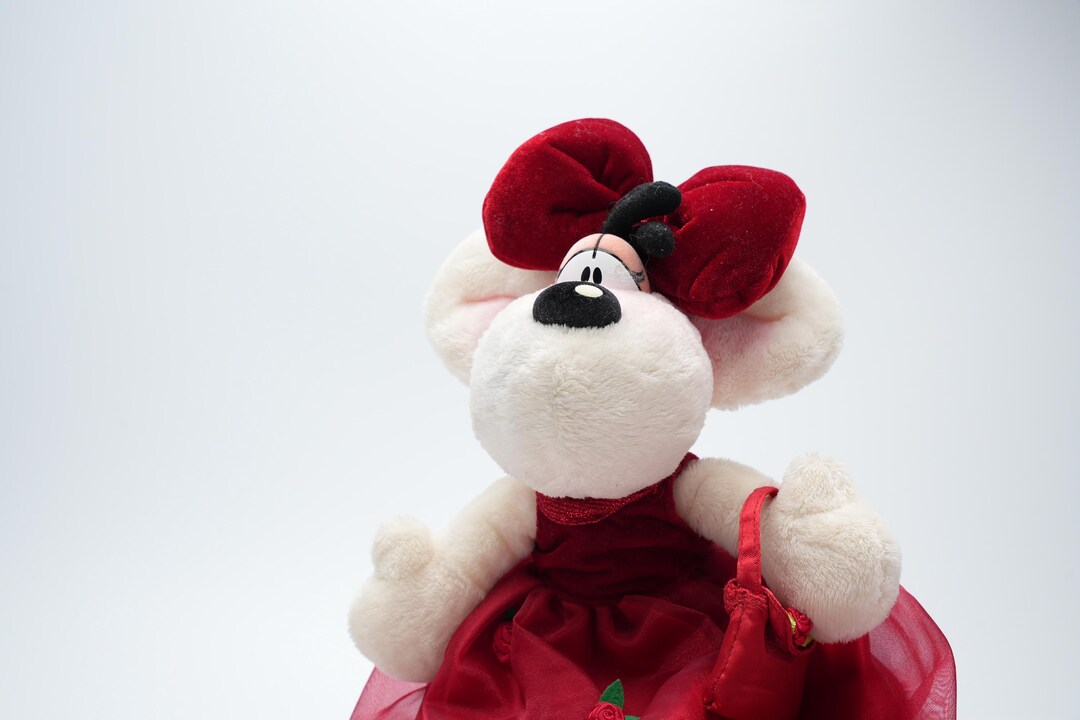 Diddlina Plush 30 Cm in Red Dress - Original Diddl & Friends - Etsy