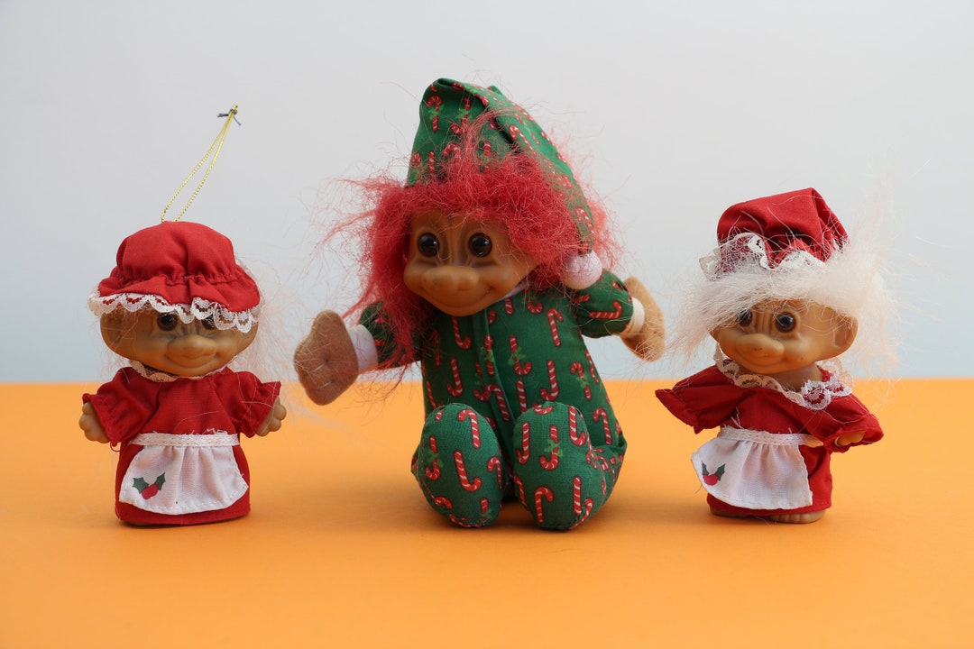 Assorted Russ Christmas Trolls - Perfect for Collectors or Gifts - Etsy